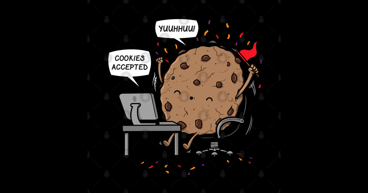COOKIES ACCEPTED - Cookies - Sticker | TeePublic