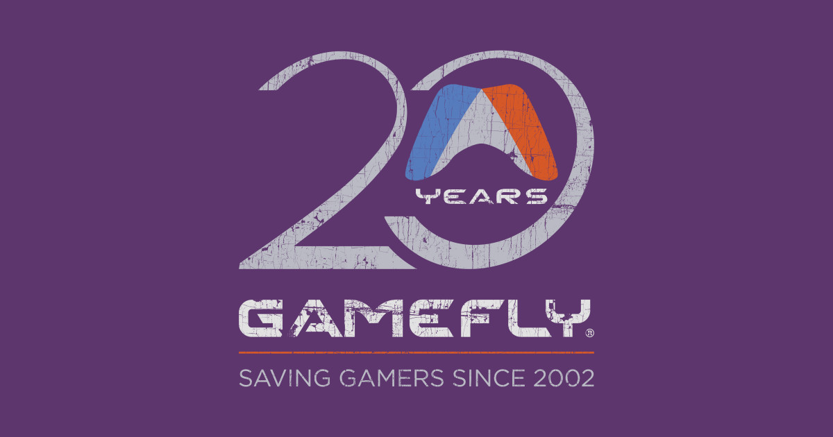20th Anniversary GameFly Logo Distressed - Videogames - T-Shirt | TeePublic