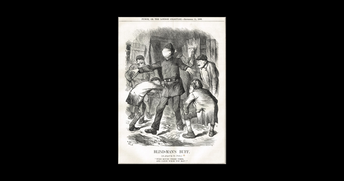 Jack the Ripper Punch Cartoon Blind Man's Buff 1888 - Jack The Ripper ...