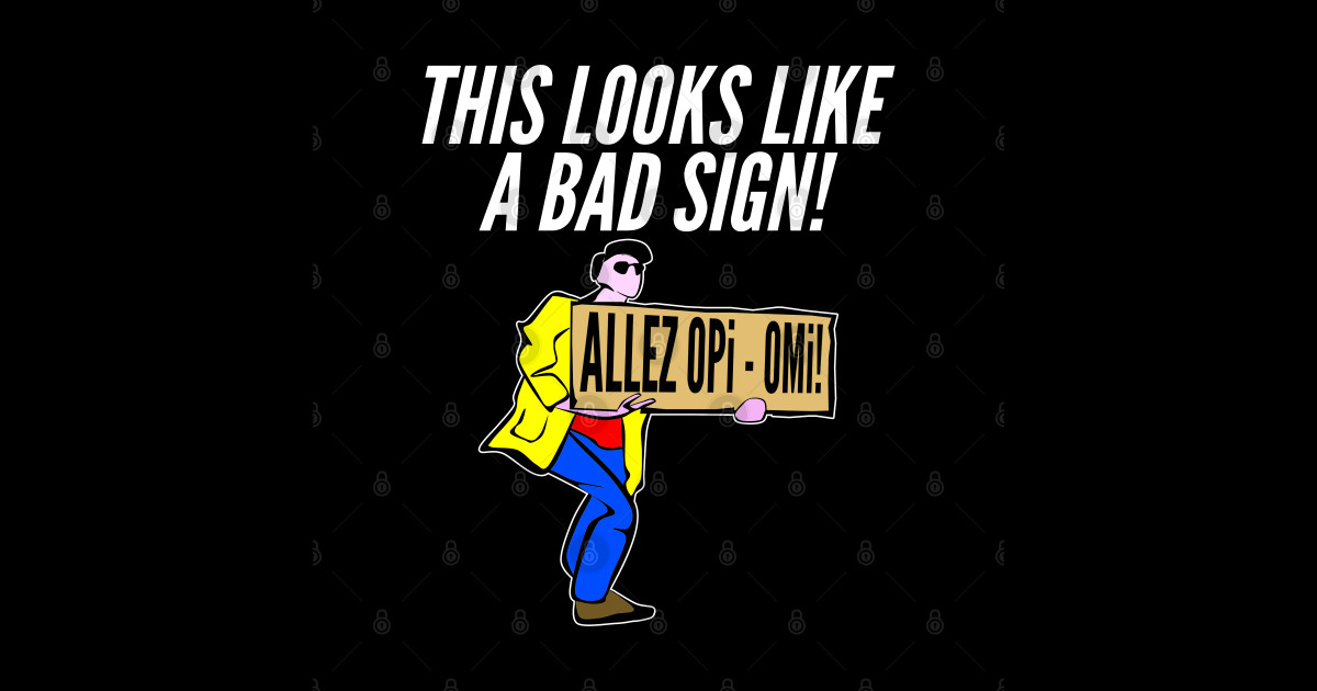 Allez Opi-omi Bike Accident France (Bad Sign) - Bike Accident - Sticker ...