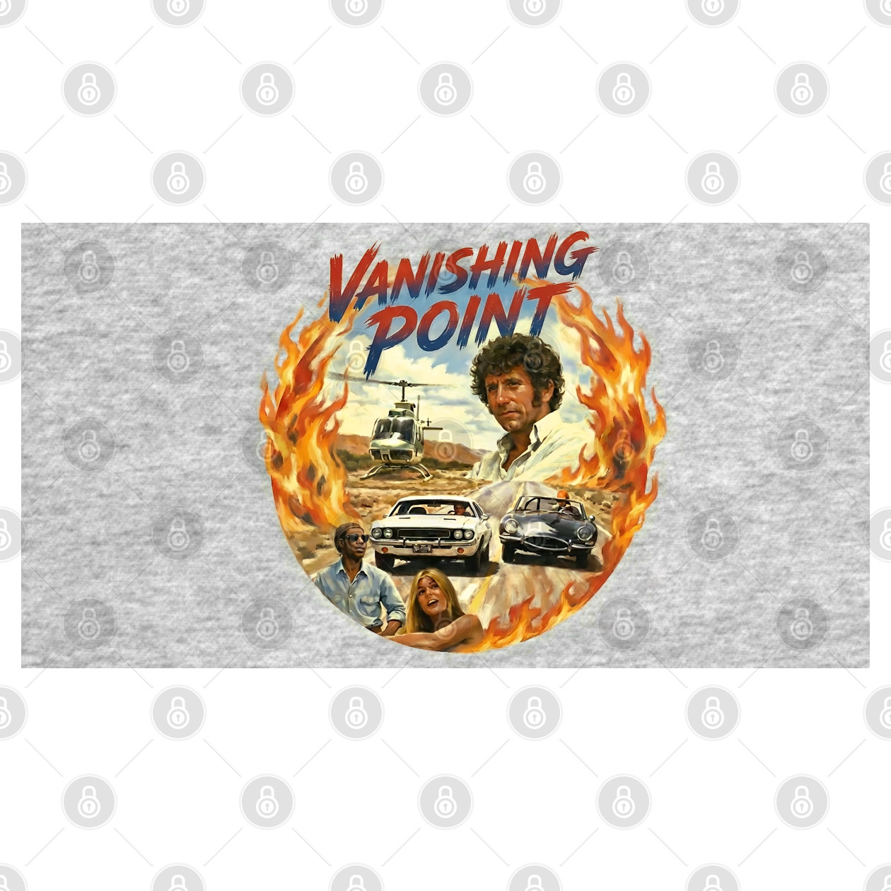 Vanishing Point Movie - 70s Fan Art Design - Vanishing Point - T-Shirt ...