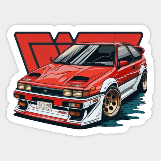 Toyota AE86 - Ae86 - Sticker | TeePublic