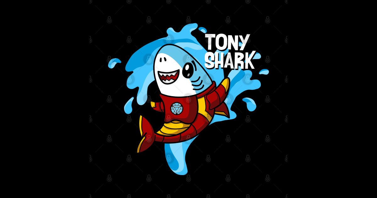 Tony Shark - Kids Clothes - Sticker | TeePublic