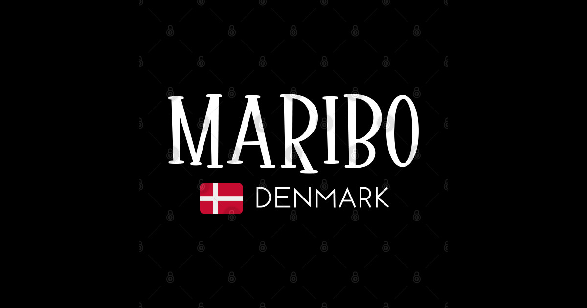 Maribo - Denmark - Maribo - Sticker | TeePublic