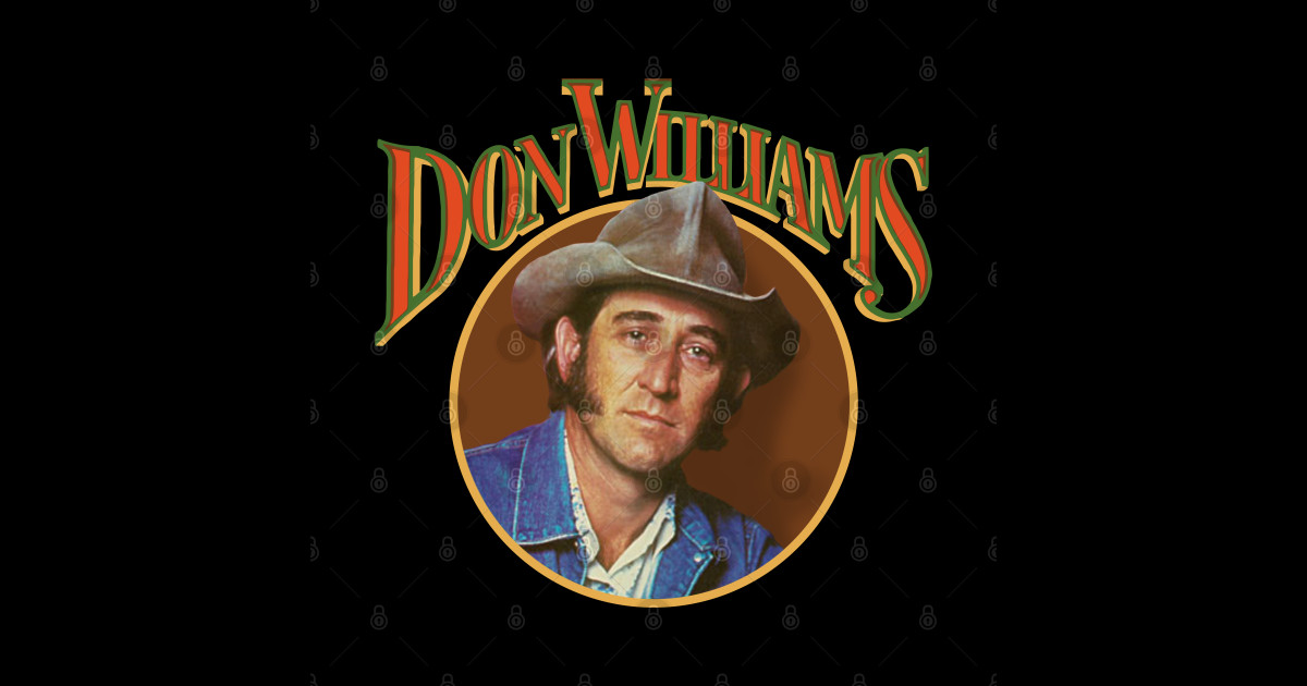 Don Williams ))(( Classic Country Icon Tribute - Don Williams - Sticker ...