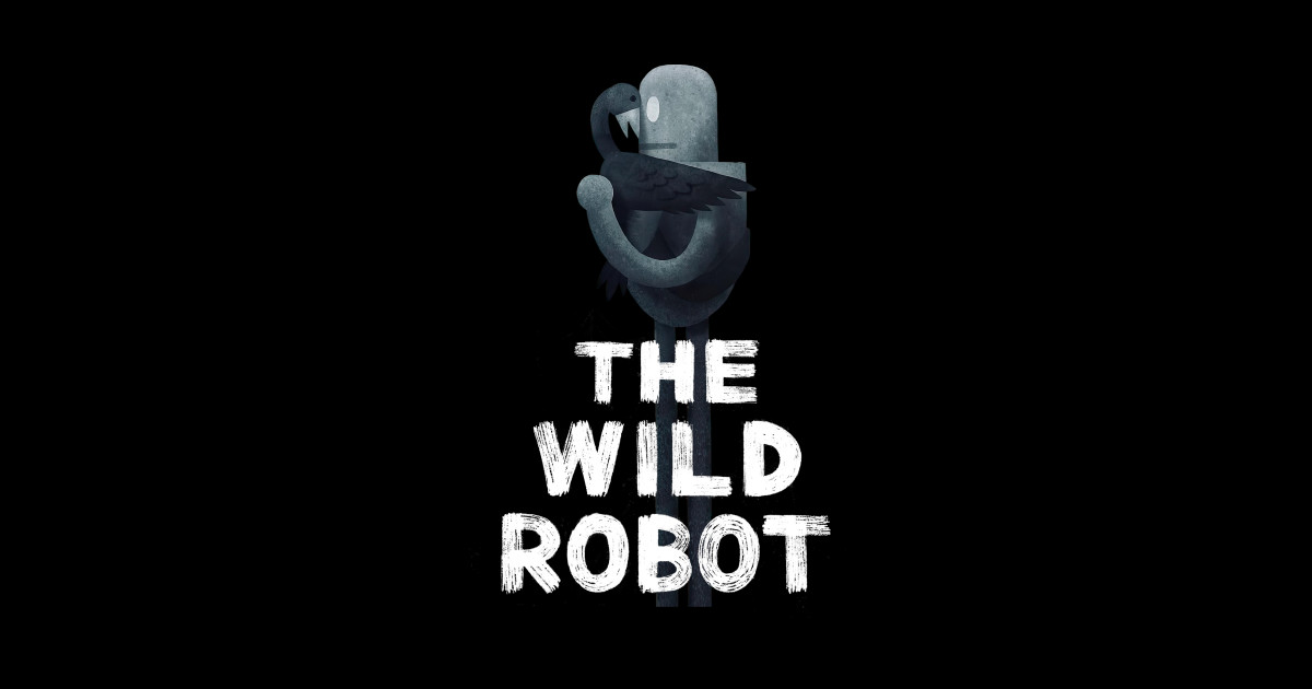 Roz and Brightbill - Wild Robot - Sticker | TeePublic