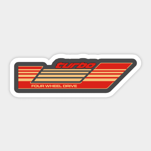 Land Cruiser Turbo - Land Cruiser Turbo - Sticker | TeePublic