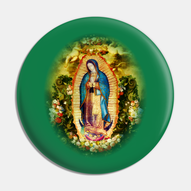 Our Lady of Guadalupe Mexican Virgin Mary Mexico Aztec Tilma 20-105 ...