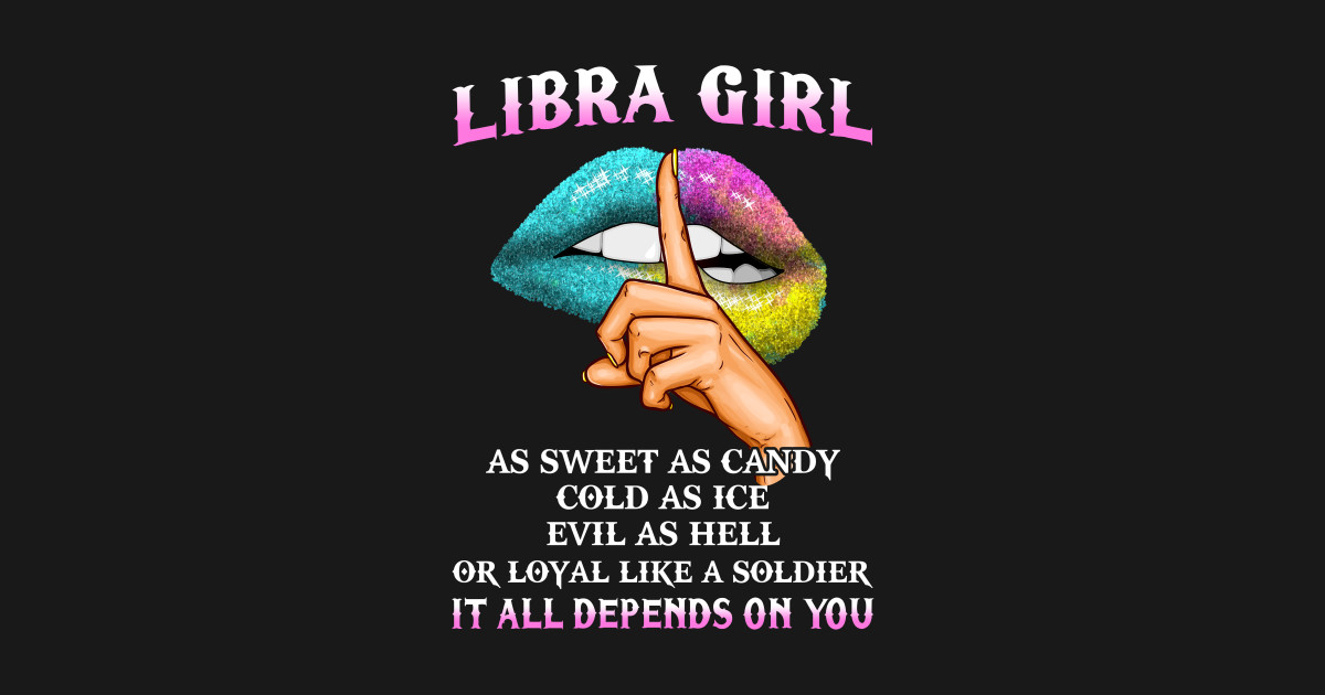Libra Girl - Evil As Hell It All Depends On You - Libra Girl - Sticker ...