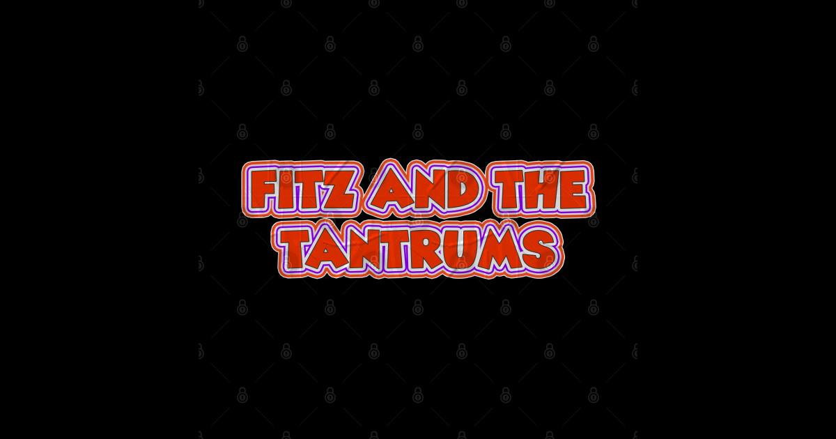 Fitz And The Tantrums Red - Fitz And The Tantrums - Sticker | TeePublic