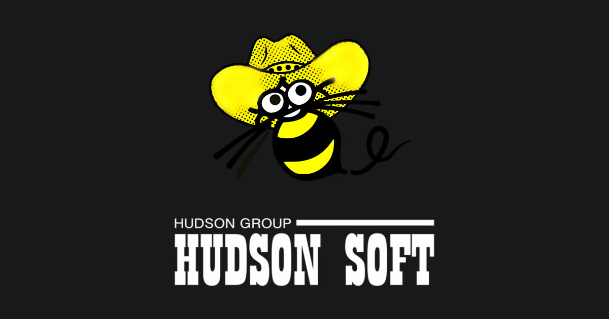 Hudson Soft Cowboy Bee Logo - Hudson Soft Cowboy Bee Logo - T-Shirt ...