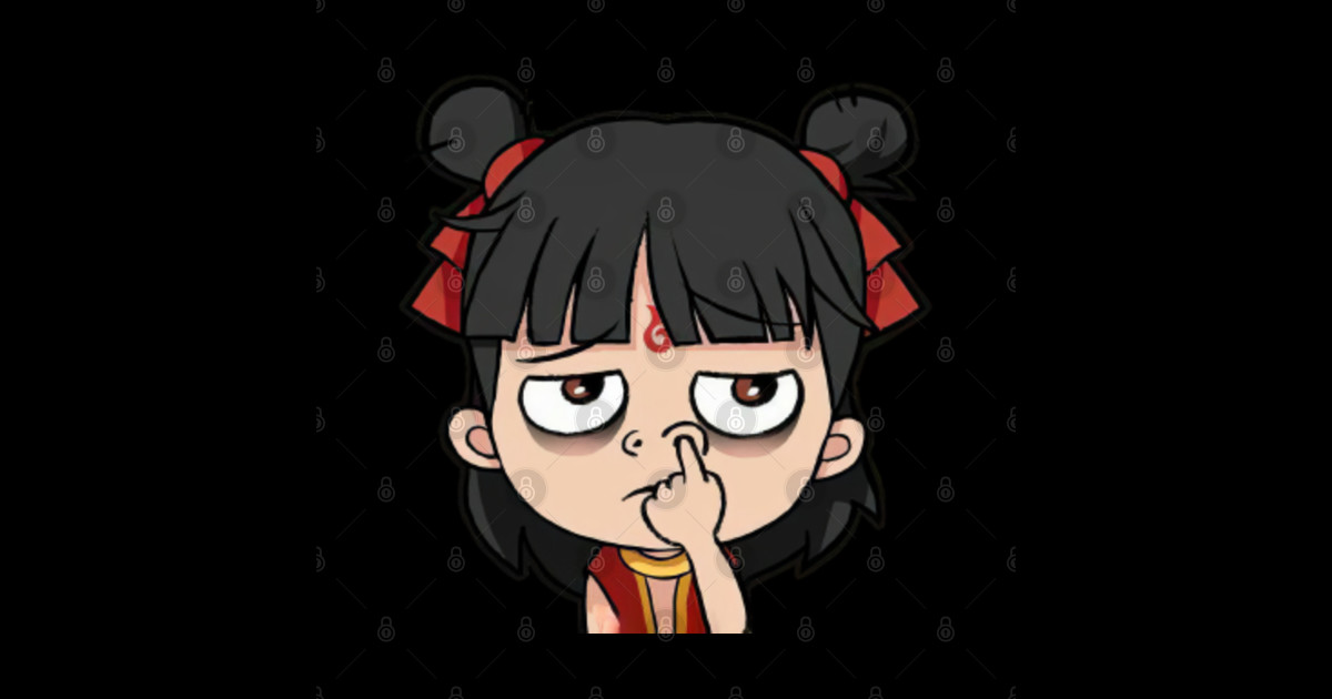 Ne Zha The Demon Boy Descended to Earth - Ne Zha - Sticker | TeePublic