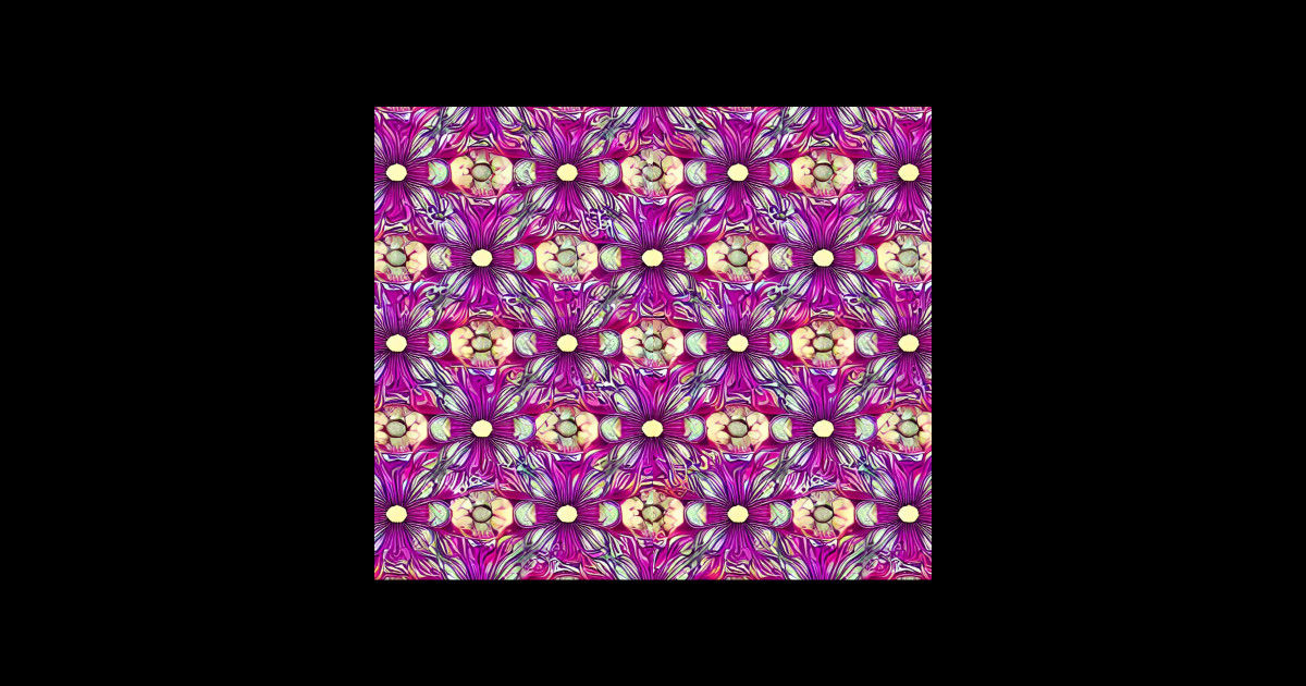 Purple Aesthetic Repeating Watercolor Floral Pattern - Purple Aesthetic ...