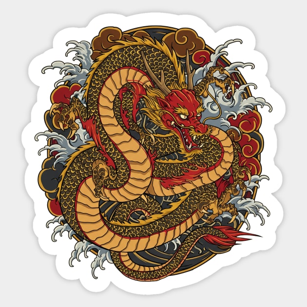 Dragon Ch - Dragon Ball - Sticker | TeePublic