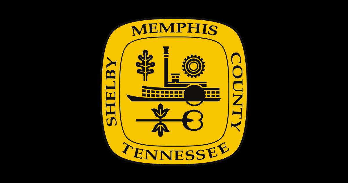 Memphis Flag Seal Decal - Memphis Flag - Sticker | TeePublic
