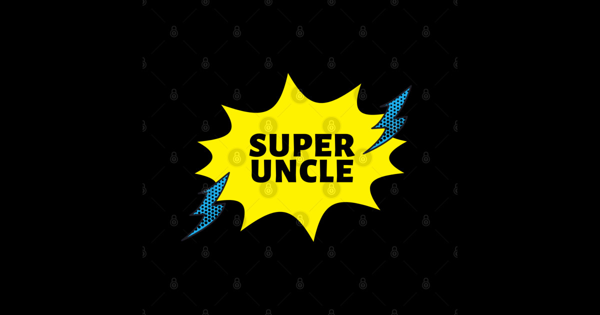 Super Uncle - Super Uncle Comic Book Style - T-Shirt | TeePublic