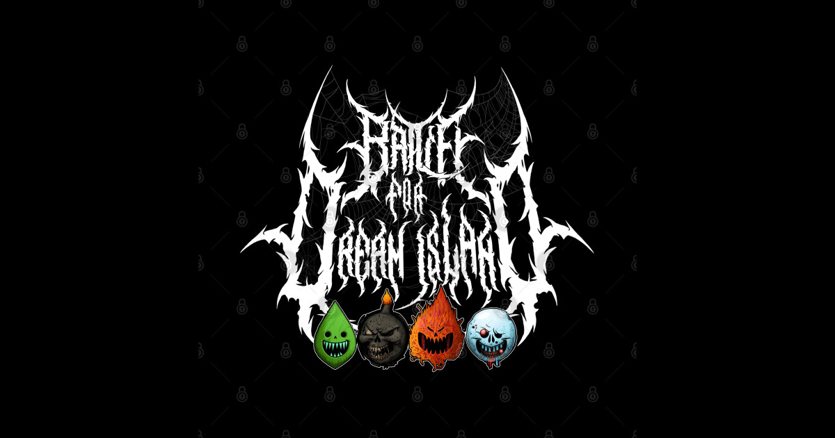 Battle for Dream Island death metal design #2 - Bfdi - Sticker | TeePublic