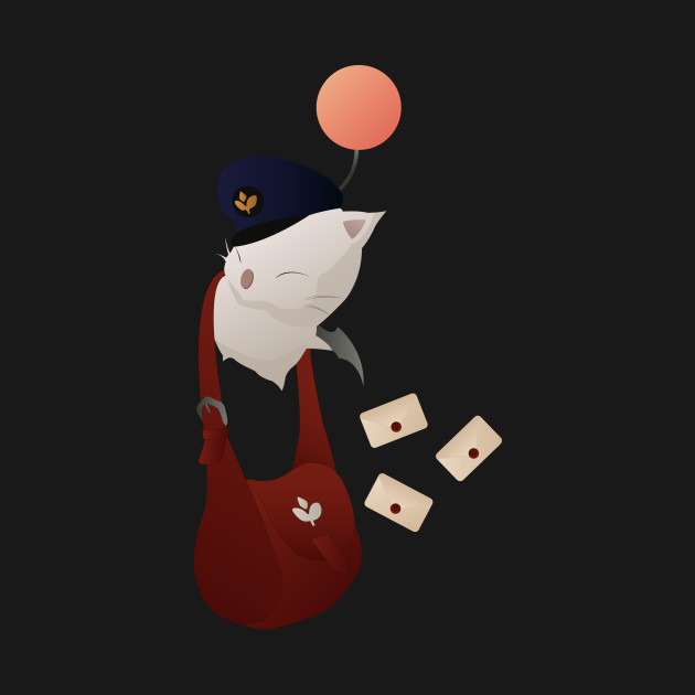 Final Fantasy XIV - Delivery Moogle - Final Fantasy Xiv - T-Shirt ...