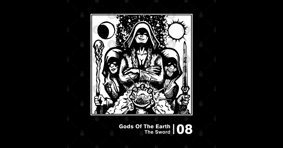 Gods Of The Earth // Vintage Fanart Tribute - The Sword - Sticker ...