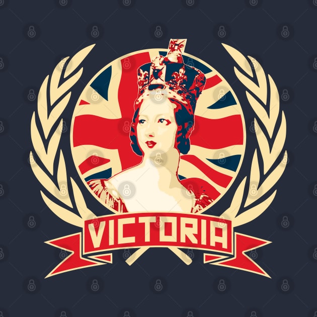 Queen Victoria British Flag Propaganda - Queen Victoria - T-Shirt ...