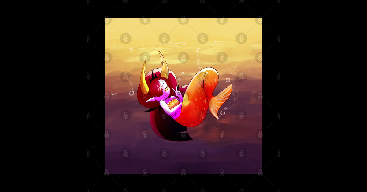 Hekapoo Mermaid - Hekapoo - Sticker | TeePublic