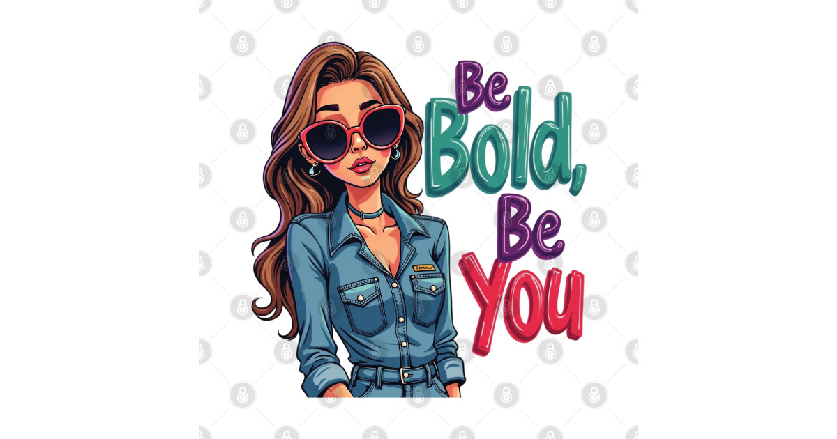Be Bold Be You | Empowering and Inspirational Design | Celebrate ...