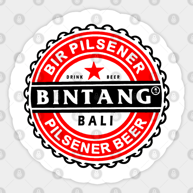 Bintang Bali Beer Balinese Souvenir - Bintang Bali Beer - Sticker ...