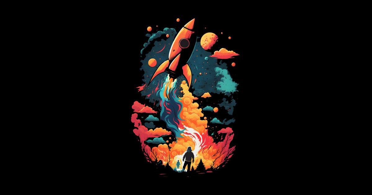 Rocket Launcher - Aesthetic - Sticker | TeePublic
