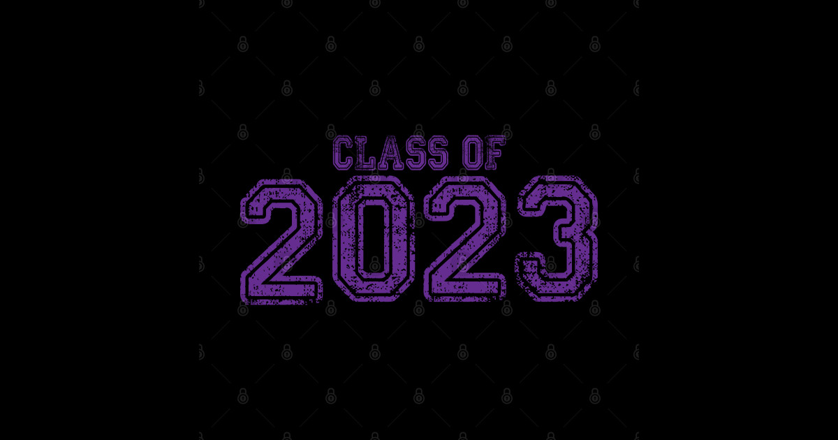 Varsity Purple Class of 2023 - Class Of 2023 - Sticker | TeePublic