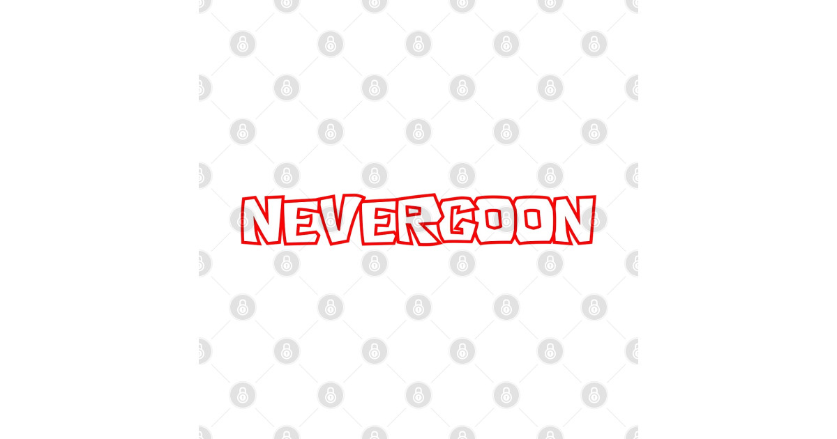 Never Goon, Roblox Parody Logo - Roblox - T-Shirt | TeePublic