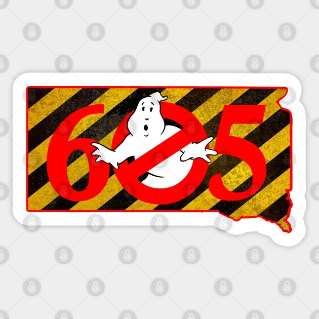 Warning SDGB logo - Ghostbusters South Dakota - Sticker | TeePublic