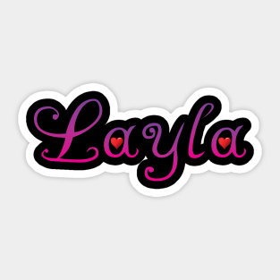 Female Name Layla Mae Stickers for Sale | TeePublic