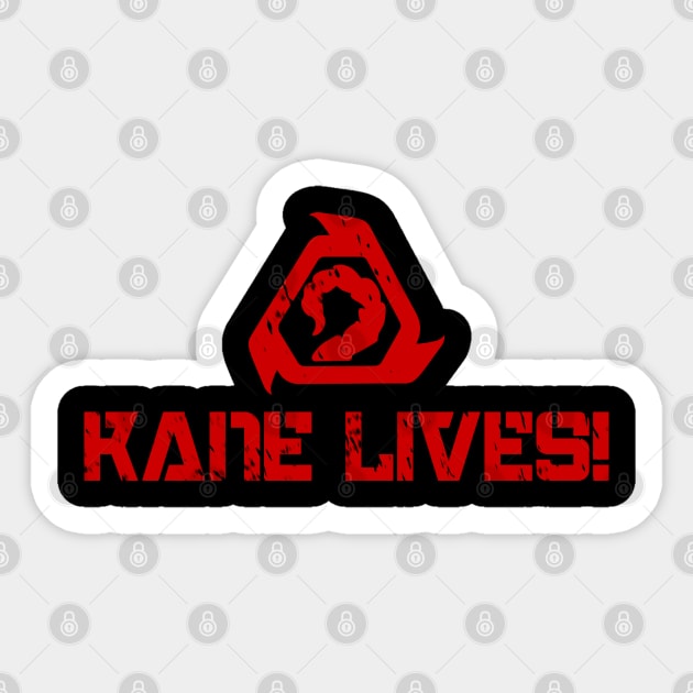 Kane Lives! - Command and Conquer remastered - Kane Lives - Sticker ...