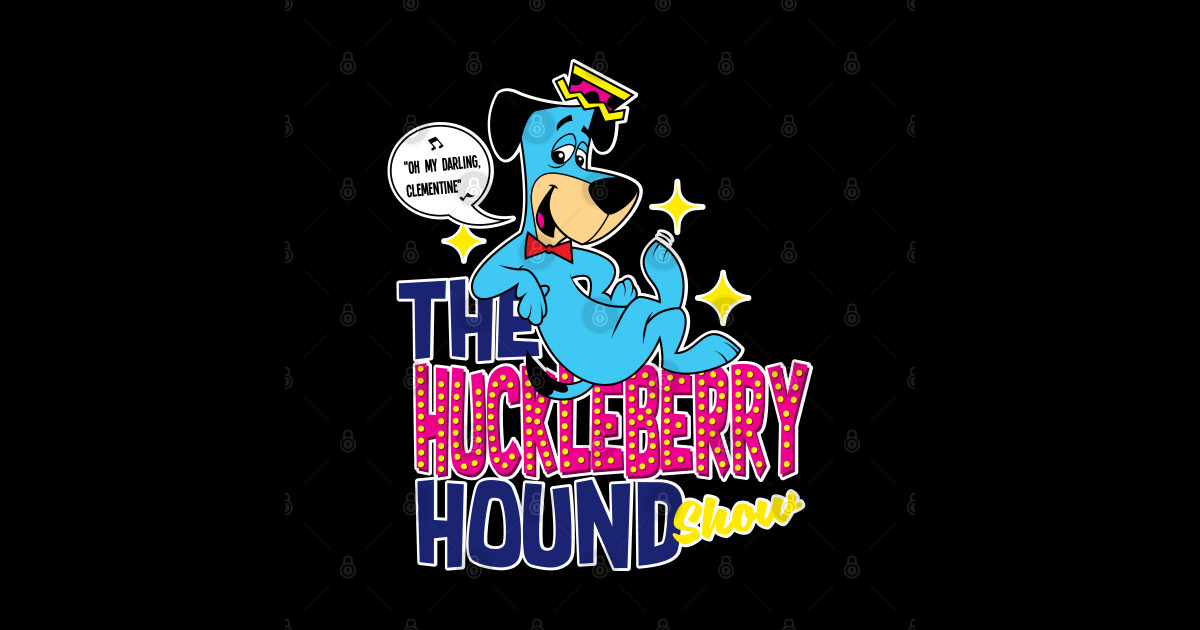 The Huckleberry hound - Huckleberry Hound - Sticker | TeePublic
