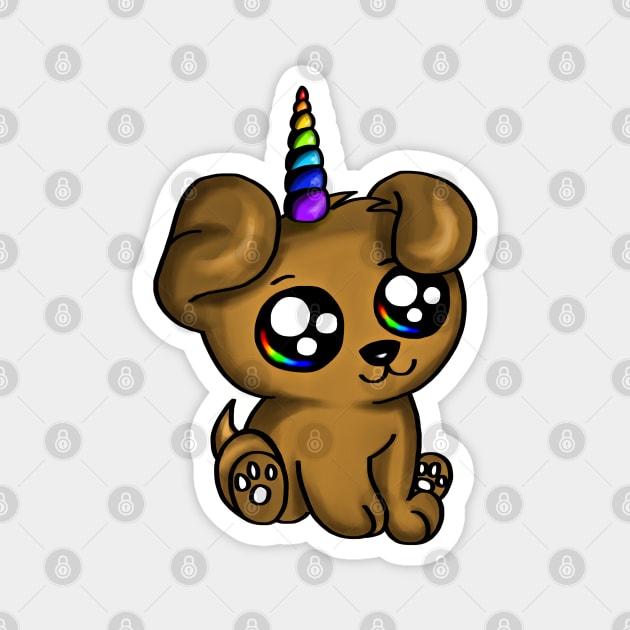 how to draw a cute puppy unicorn