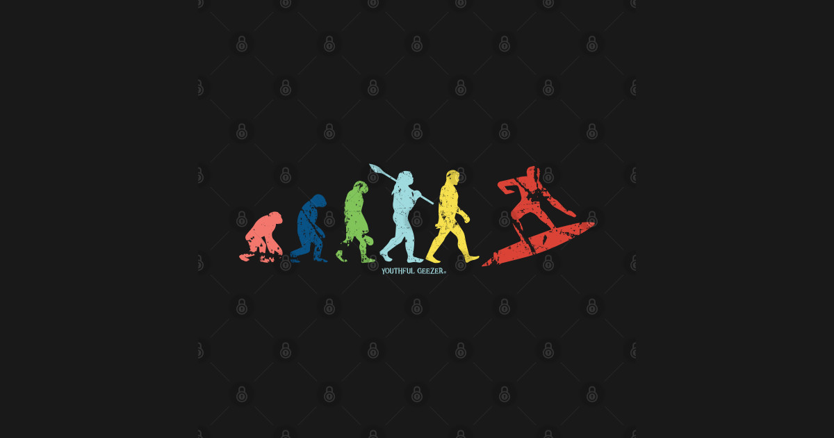 Evolution Of Surfing - Surfing - T-Shirt | TeePublic