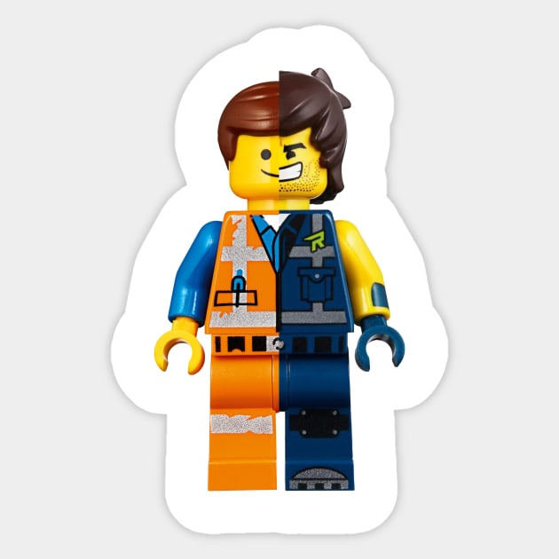 Lego Movie 2 Emmet and Rex - Lego Movie 2 - Sticker | TeePublic
