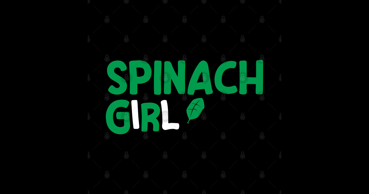 Spinach Girl - Spinach - Sticker | TeePublic