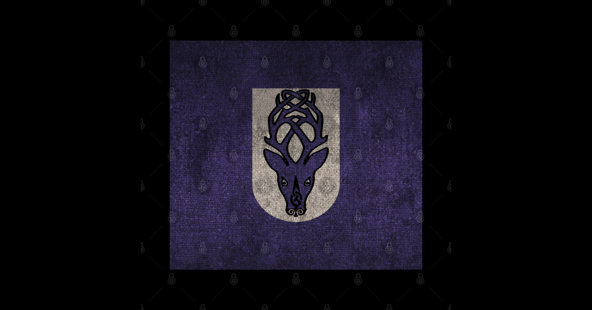 TES Tapestry 3 - Flag of Falkreath - Skyrim - Sticker | TeePublic