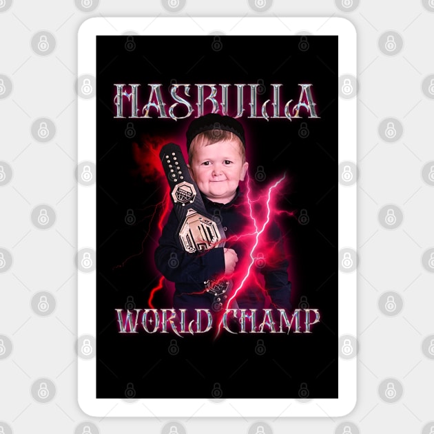 Hasbulla WORLD CHAMPION - World Champion - Sticker | TeePublic