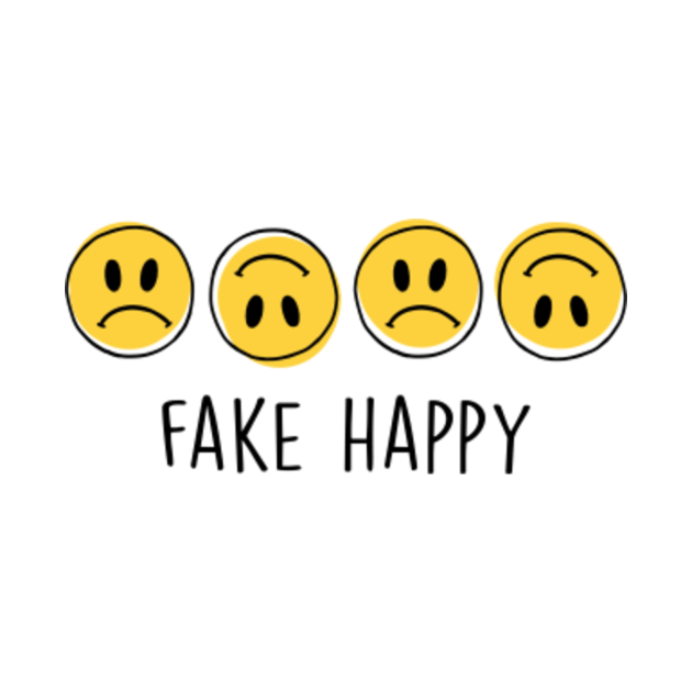 Fake Happy - Paramore - T-Shirt | TeePublic