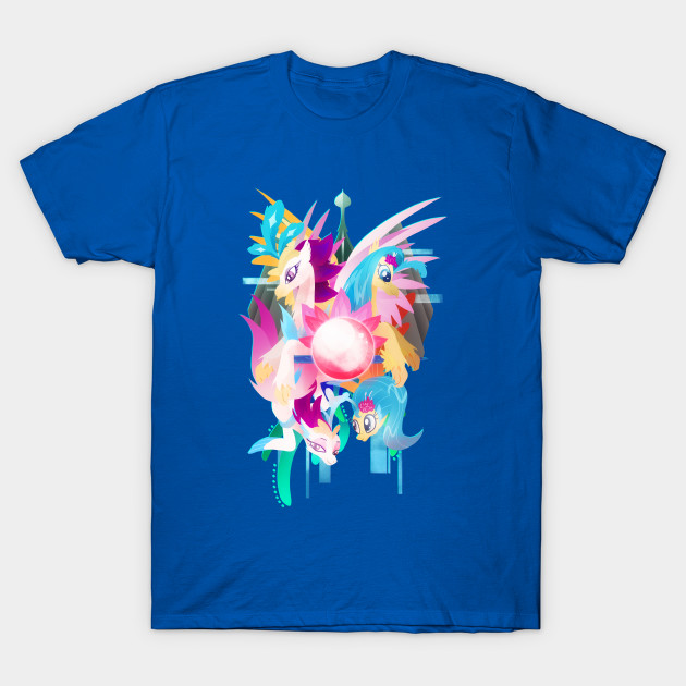 Princess Skystar and Queen Novo - My Little Pony - T-Shirt | TeePublic