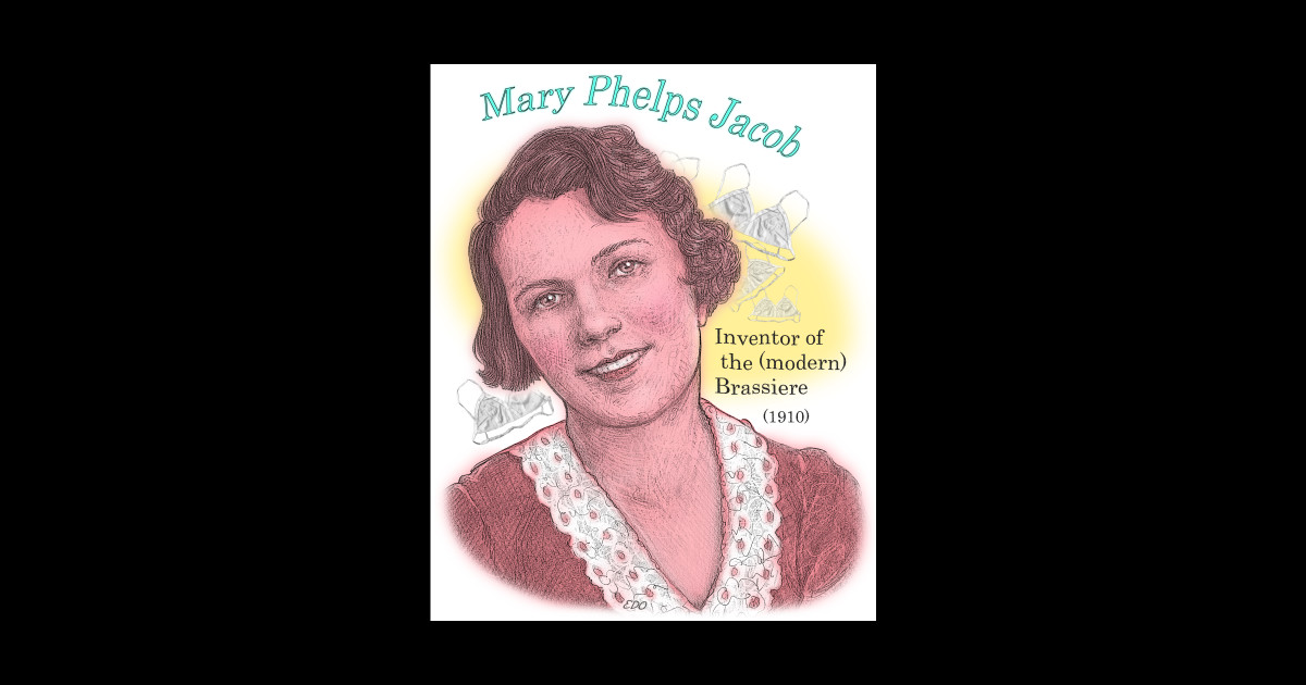 Mary Phelps Jacob, Inventor of the Modern Bra - Inventor - Sticker ...