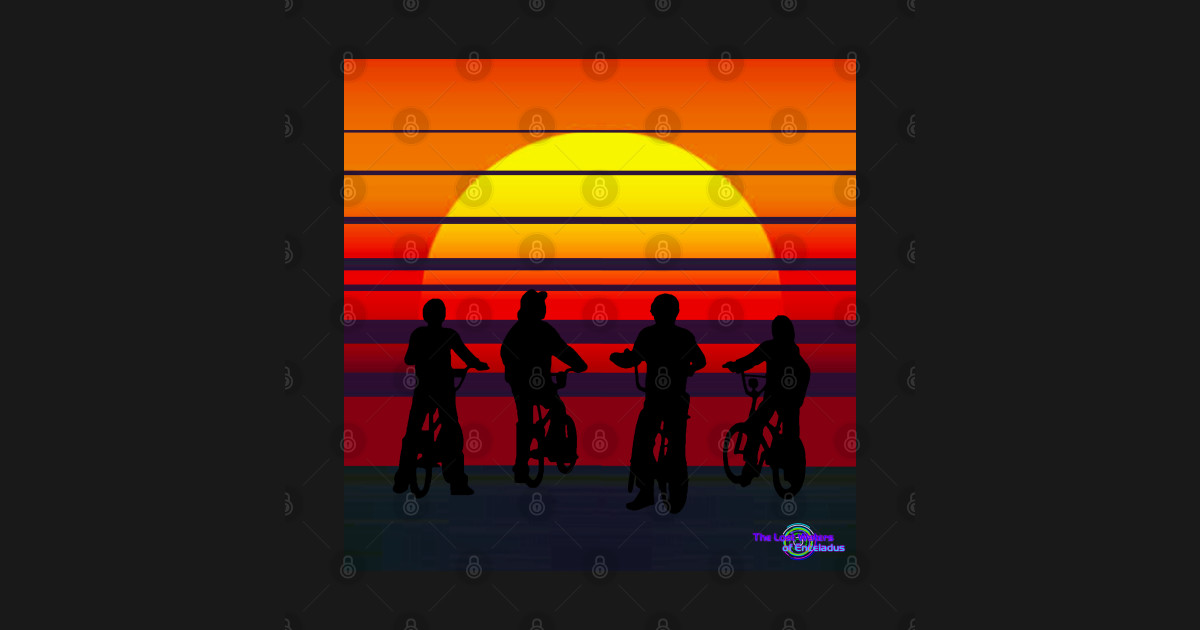 bikes sun line - Science Fiction - T-Shirt | TeePublic
