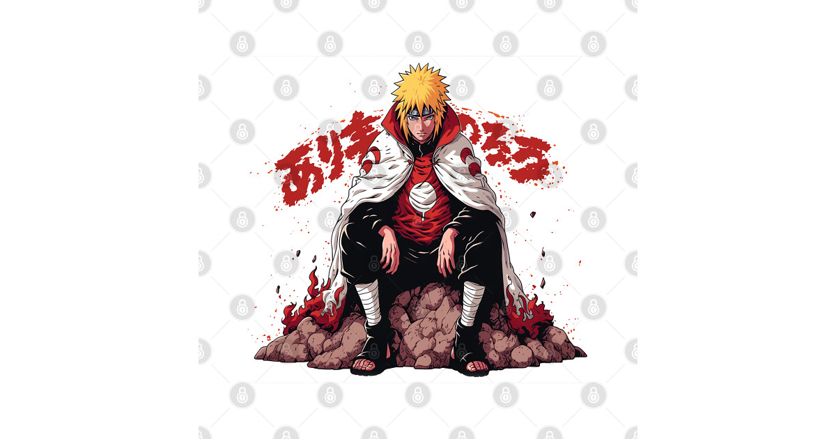 minato namikaze - Naruto - T-Shirt | TeePublic