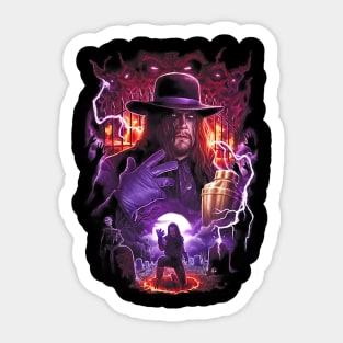 undertaker logo sticker
