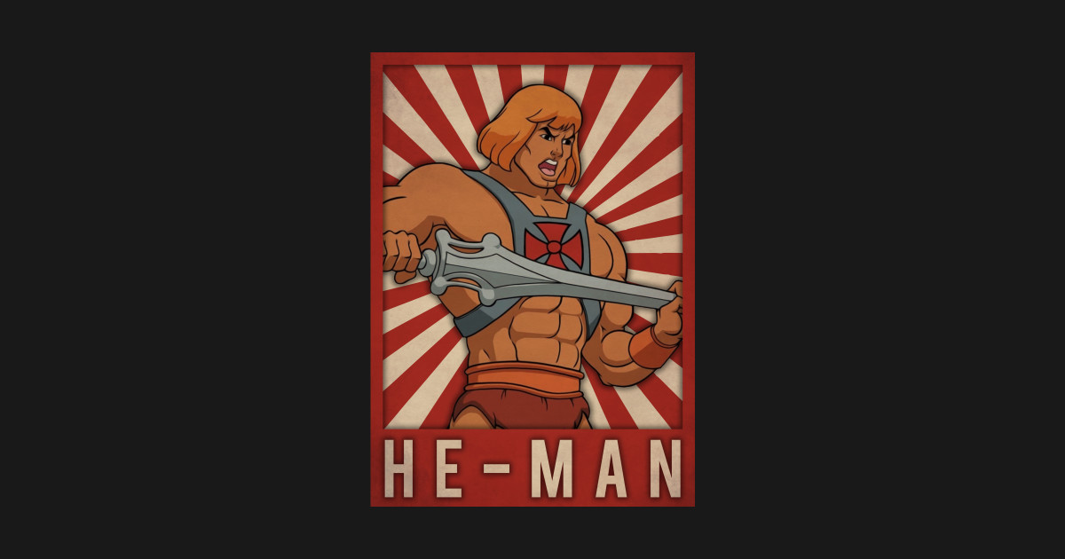 He-Man - He Man - Sticker | TeePublic