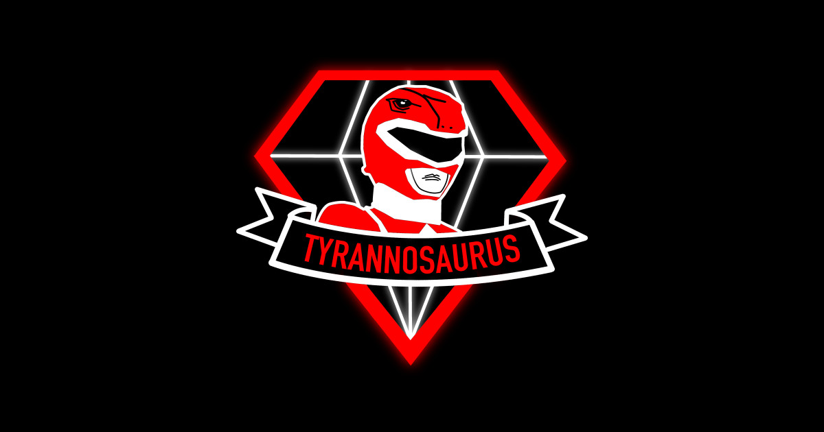 tyrannosaurus - Red Ranger - T-Shirt | TeePublic