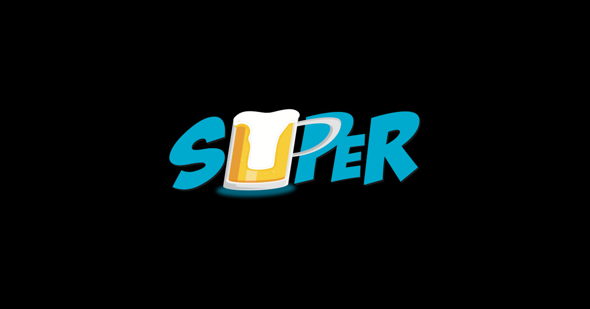 SUPER logo - Super - Sticker | TeePublic