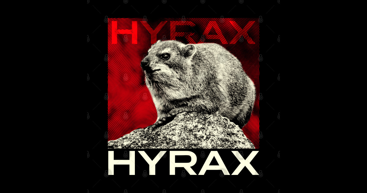 Rock Hyrax retro vintage - Rock Hyrax - Sticker | TeePublic